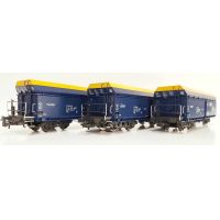 Rivarossi HR6589 Önürítős kocsi készlet, Fals, PKP Cargo VI
