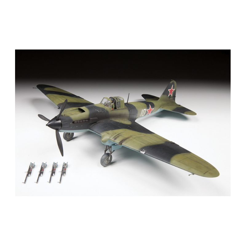 Zvezda 4825 IL-2 Stormovik - - Légcsavaros - Repülők - Makett