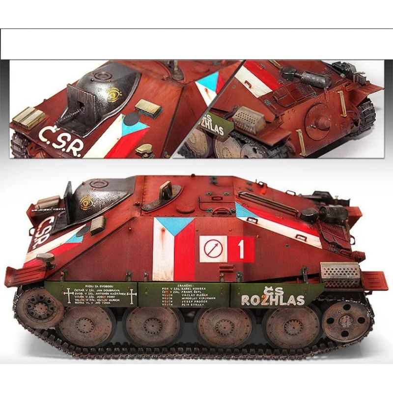 Academy 13277 Jagdpanzer 38(t) HETZER PRAGUE 1945 - Harcjárművek ...