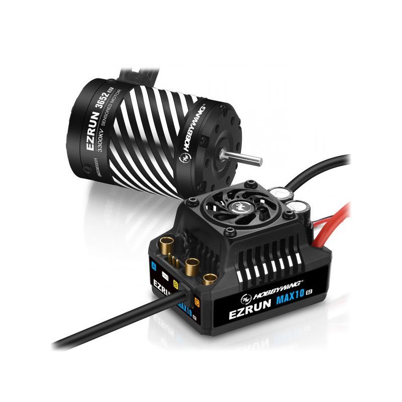 Hobbywing. COMBO-MAX10 G2 80A ESC+3652SD 3300kv motor - Elektromos ...